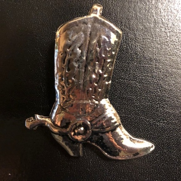 Jewelry | Vintage Cowboy Boot Pin | Poshmark